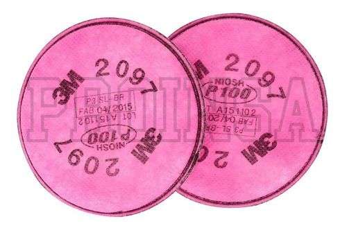 Filtro para partículas 3M™ P100, para Ozono y Vapores Orgánicos, 2097 PAR - PROINSA Safety